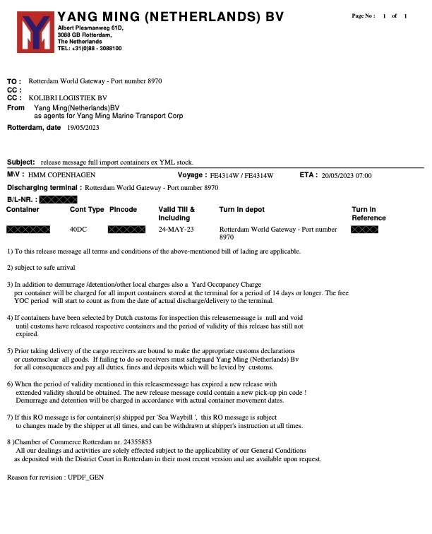 Delivery order, what is it? - Kolibri Logistiek